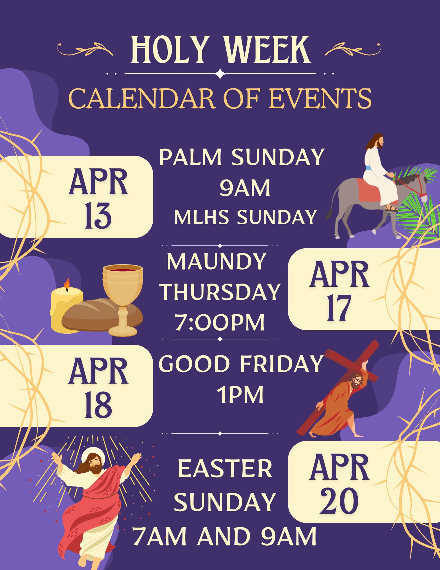 Holy Week 2025 – Immanuel Shirley